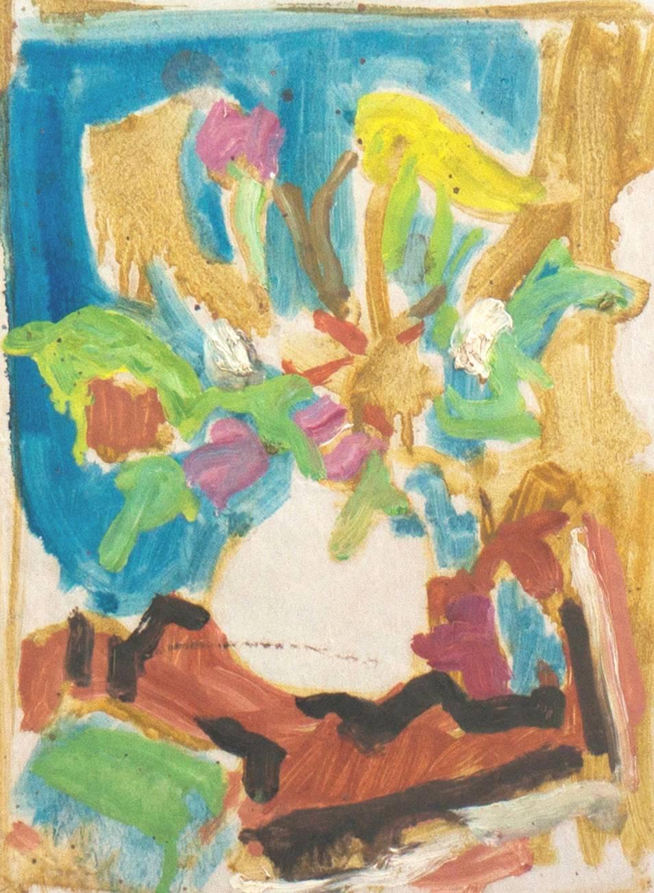 Mary E. Pollitt - 20th Century still life oil painting of Oriental ...