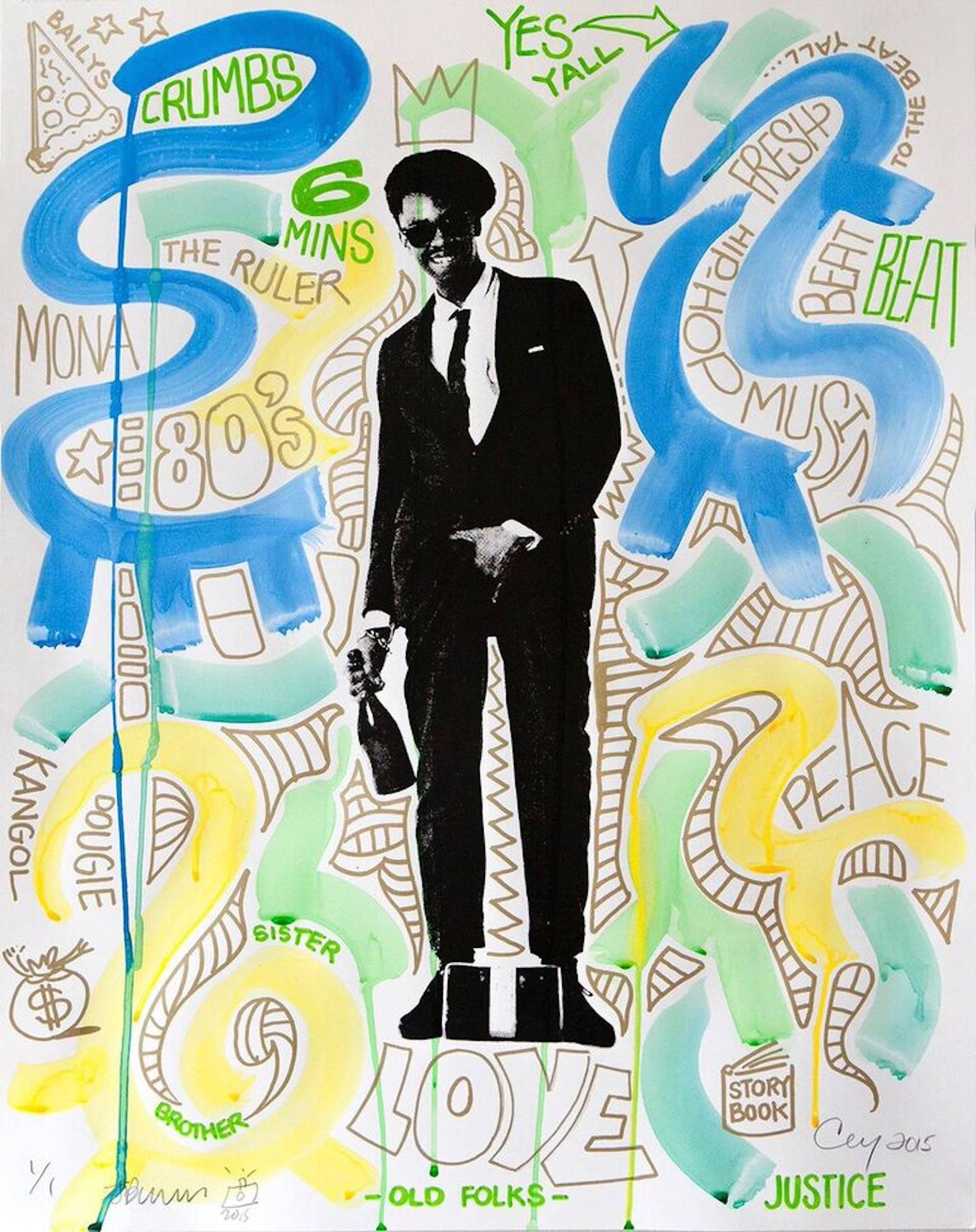 Cey Adams & Janette Beckman - SLICK RICK All Love (Hand Embellished ...