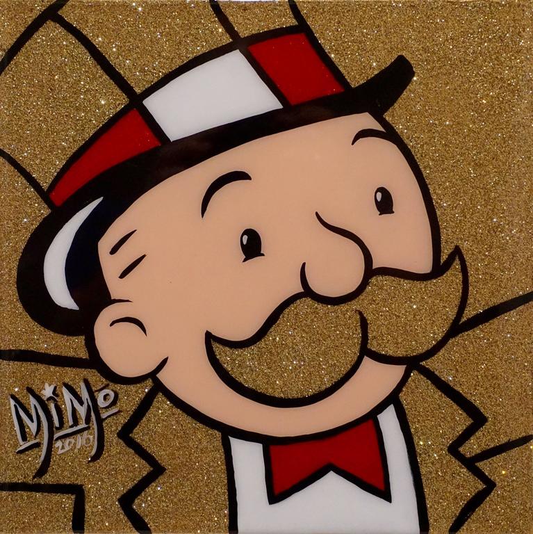 Mike Mozart (MiMo) - Gold Monopoly at 1stDibs