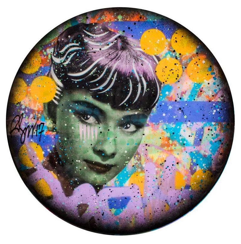 Rene Gagnon - Audrey Hepburn Jagged Tears For Sale at 1stDibs