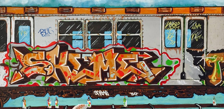 Skeme - Train Tag For Sale at 1stDibs | skeme graffiti