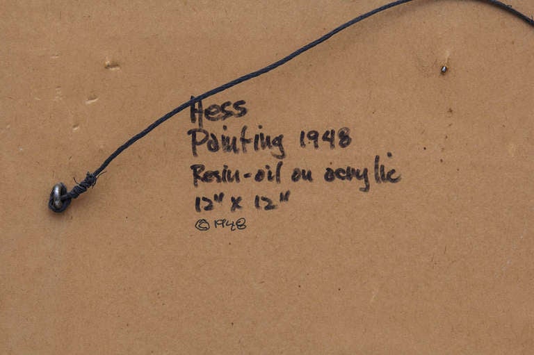 Charles W. Hess - Abstraction For Sale at 1stDibs