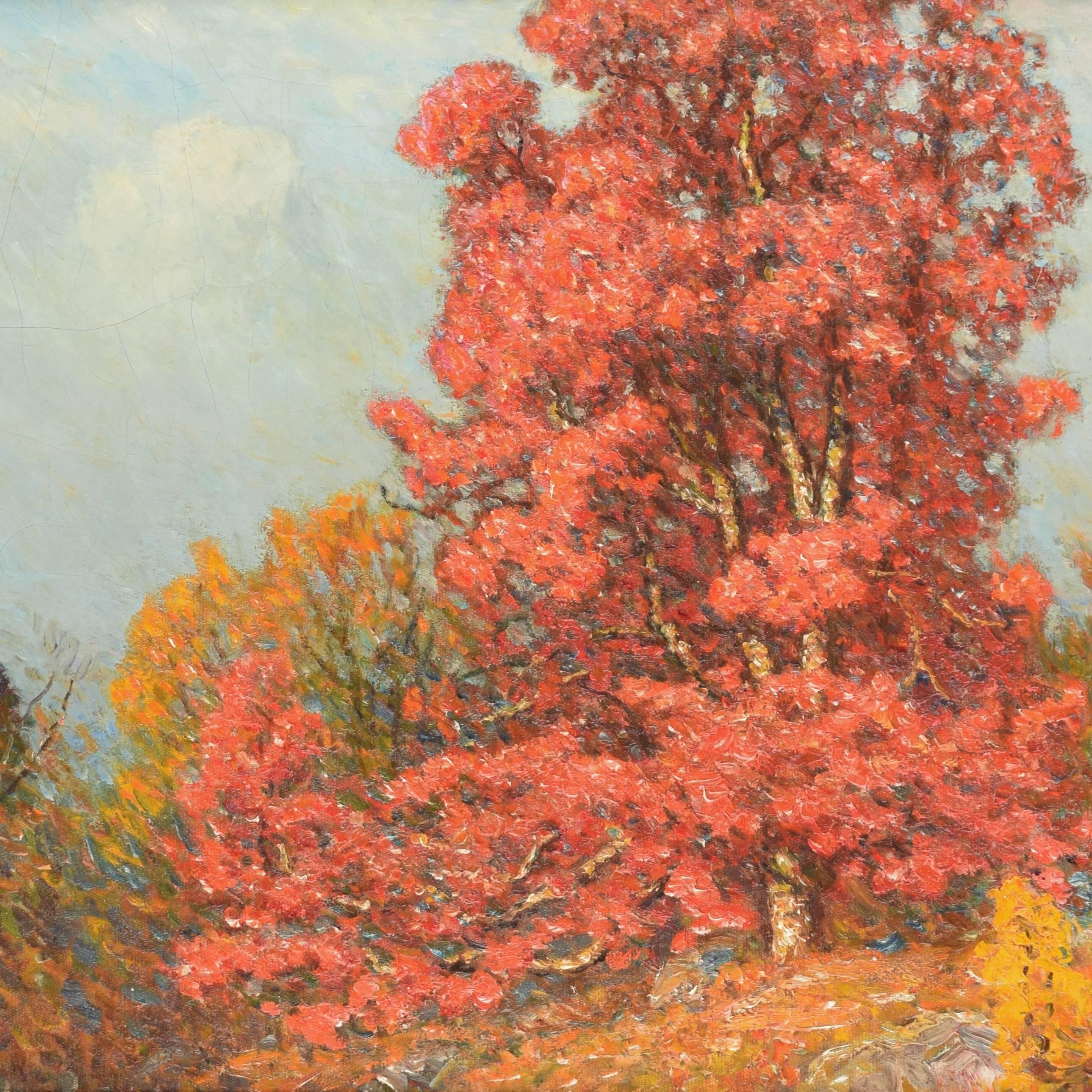 John Joseph Enneking - Fall Landscape by John J Enneking at 1stDibs