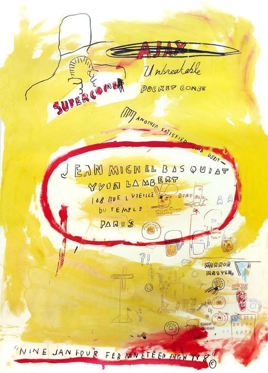 Jean-Michel Basquiat - Jean-Michel BASQUIAT, Supercomb at 1stDibs ...