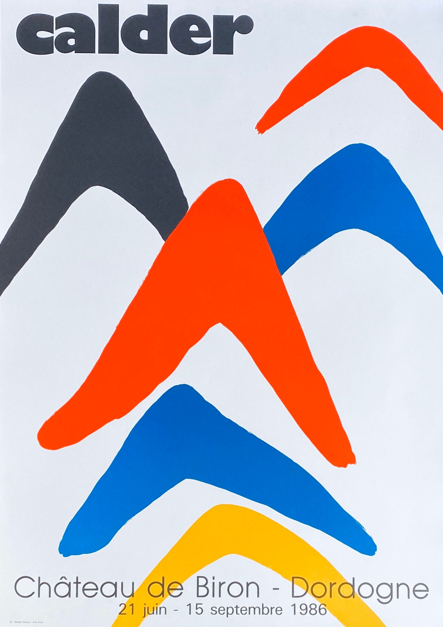 (after) Alexander Calder - Vintage Alexander Calder exhibition poster ...