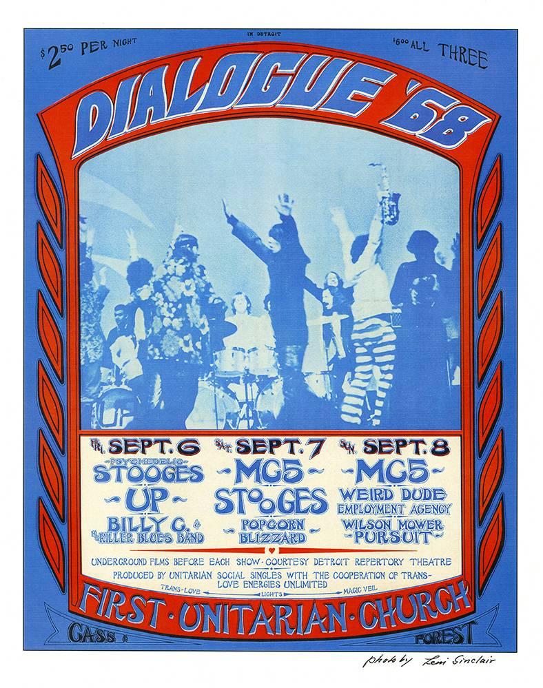 Leni Sinclair - Signed Iggy Pop and MC5 Print at 1stDibs