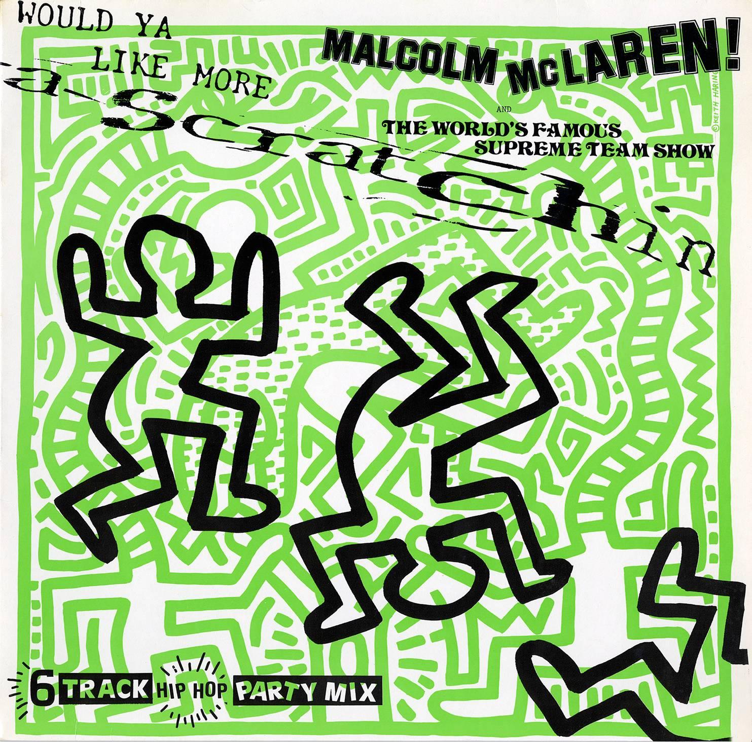 Keith Haring - Rare Original Keith Haring Vinyl Record Art (Keith ...