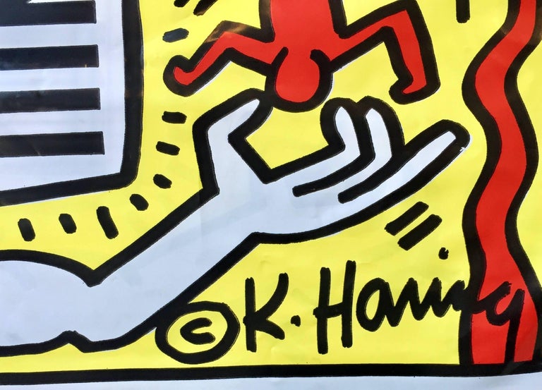 Keith Haring - Keith Haring Centre Georges Pompidou Paris at 1stDibs