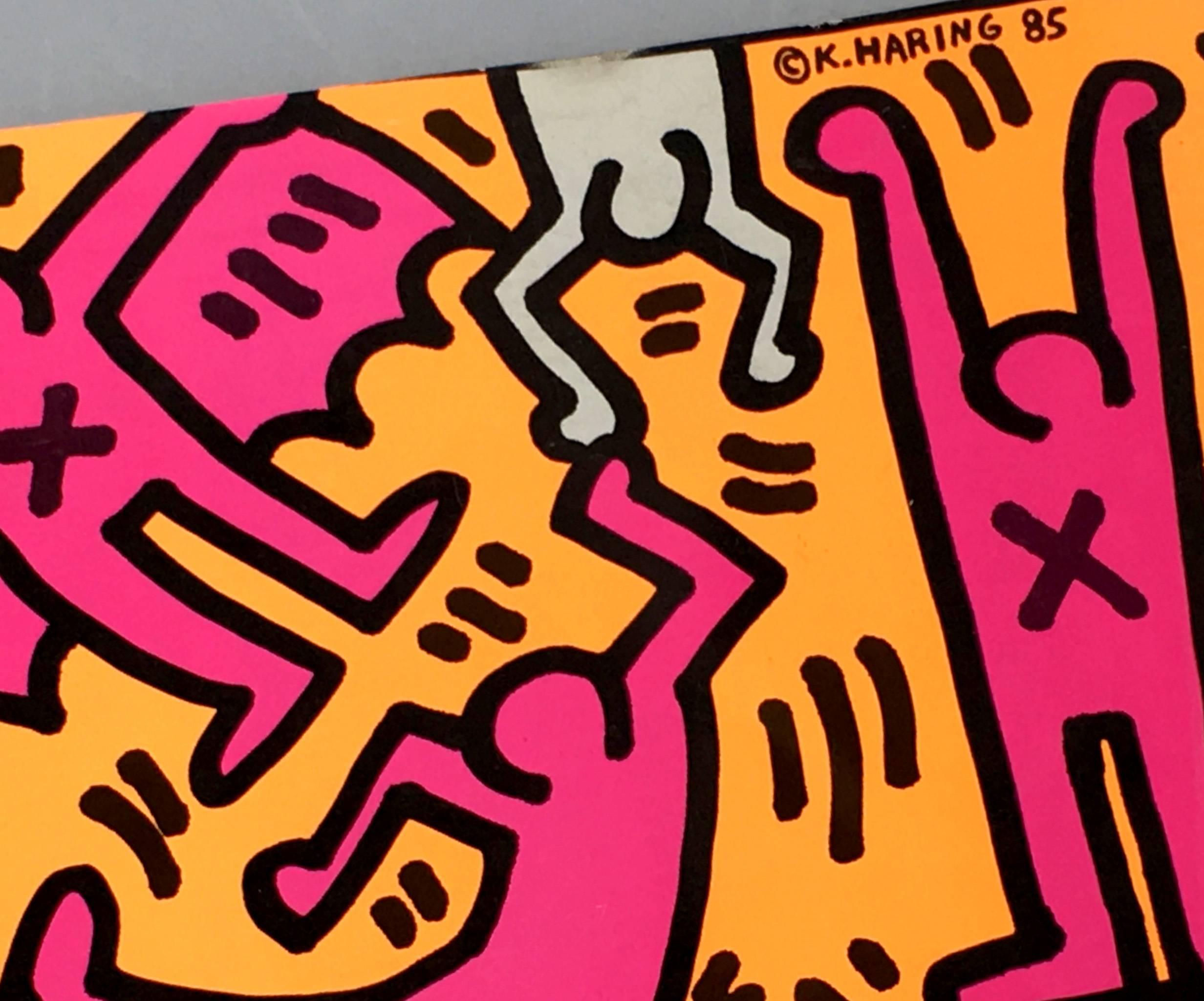 Keith Haring - Rare original Keith Haring cover art at 1stDibs
