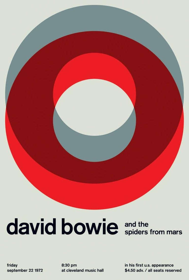 Mike Joyce - David Bowie Design Print at 1stDibs