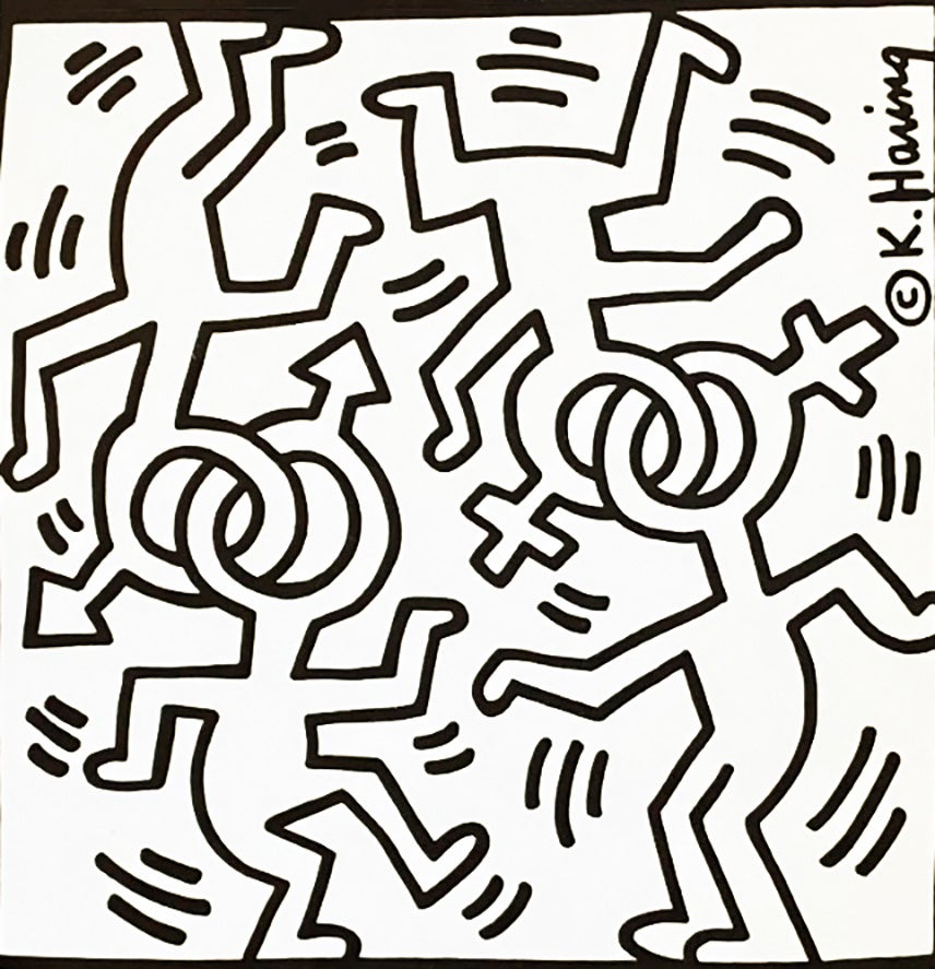 Keith Haring - Keith Haring Dance on the Lower East Side (announcement ...