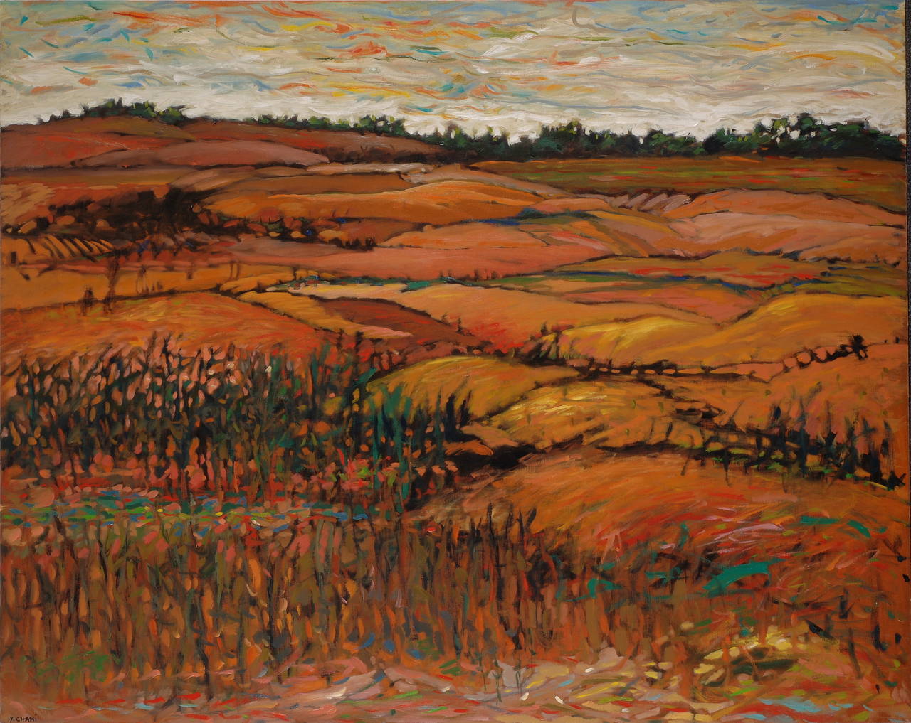 Yehouda Chaki - Landscape 6021 For Sale at 1stDibs