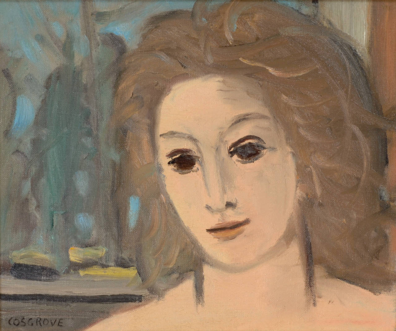 Stanley Cosgrove - Girl by Open Window at 1stDibs