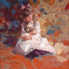 Anna Walinska - Reclining Woman, Painting For Sale at 1stdibs