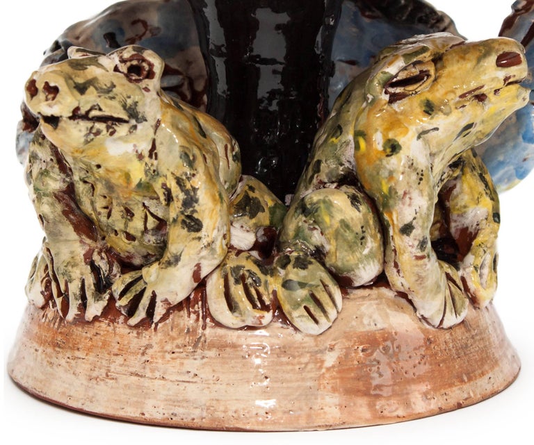 Ron Meyers - Fish and Frog Cake Stand at 1stDibs
