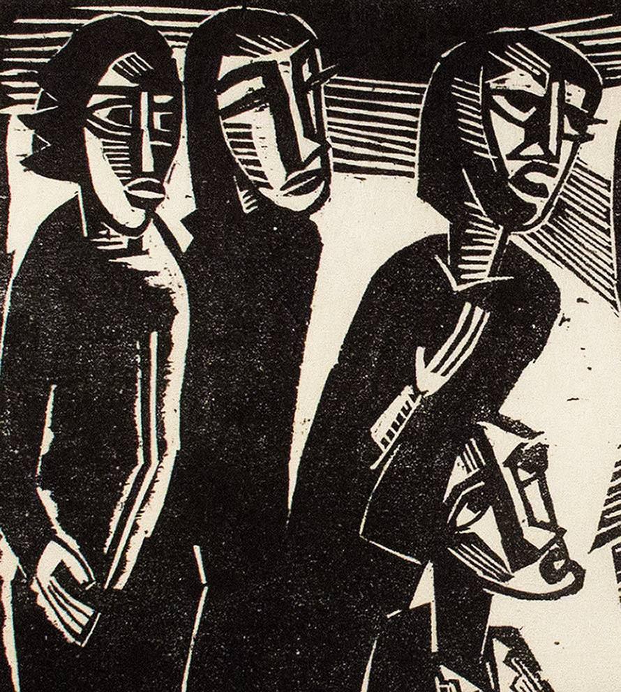 Karl Schmidt-Rottluff - Christus under dem Frauen (Christ Among the ...