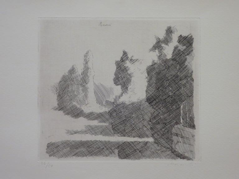 Giorgio Morandi - Paesaggio For Sale at 1stDibs