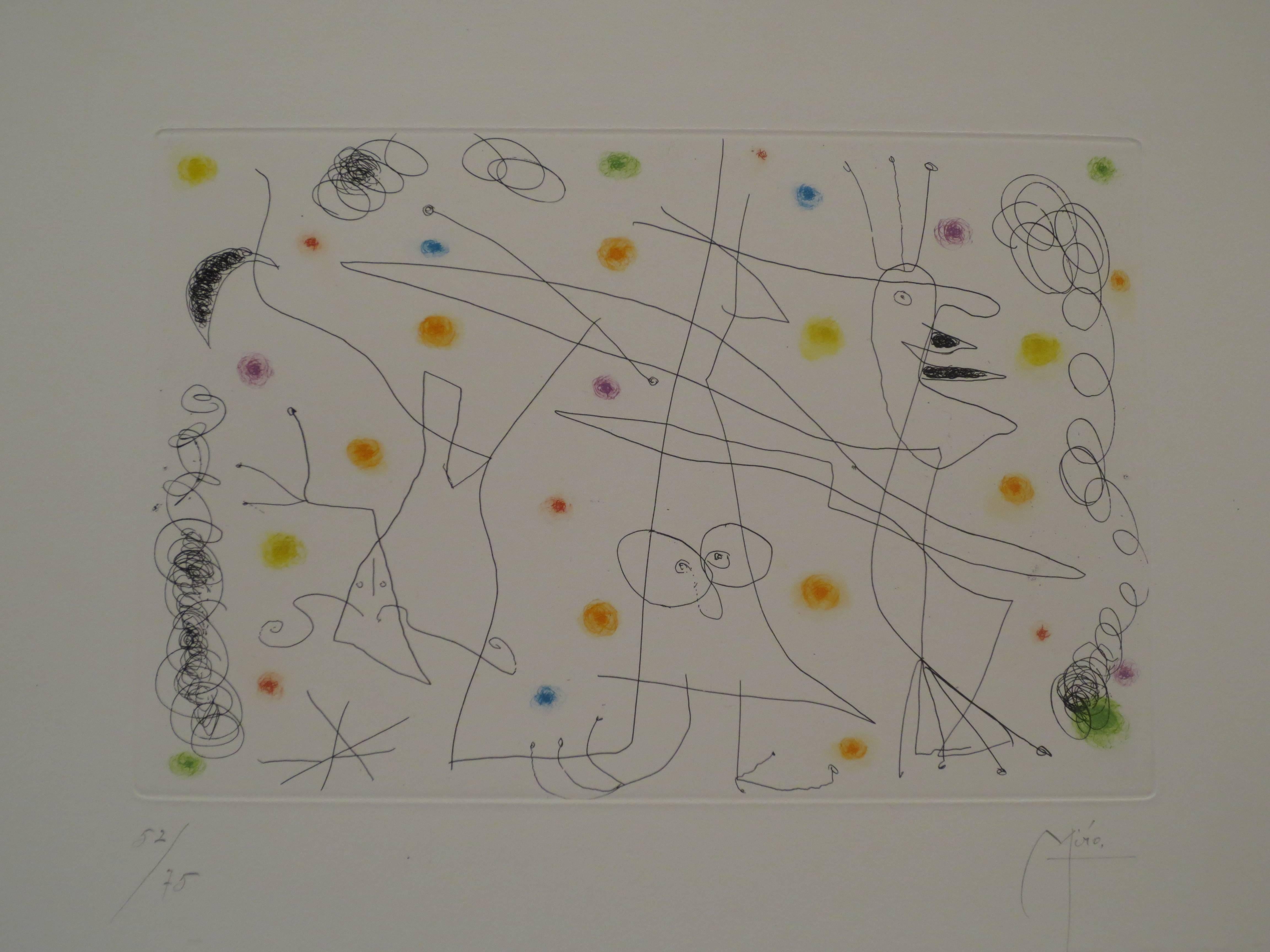 Joan Miro Blue Star - For Sale on 1stDibs