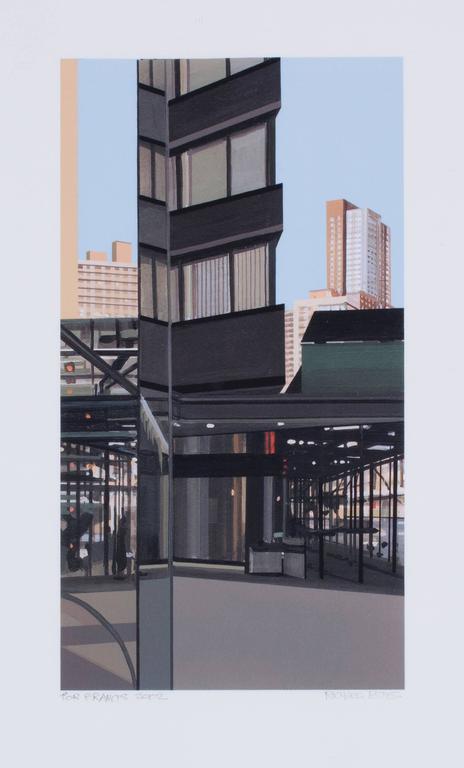 Richard Estes - Times Square, Painting at 1stdibs