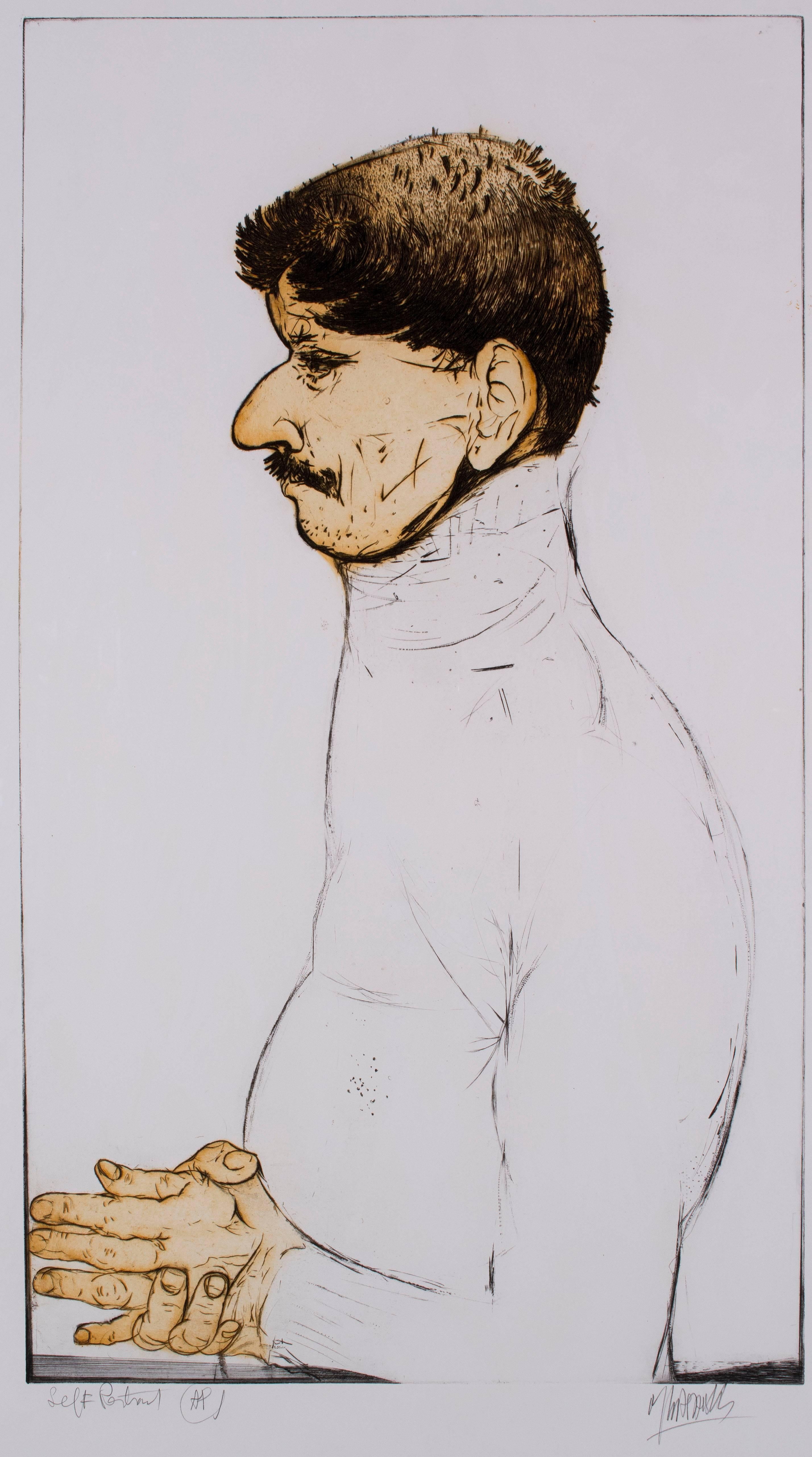 Mauricio Lasansky - SELF-PORTRAIT at 1stDibs | mauricio lasansky art ...