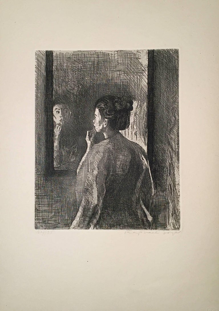 Raphael Soyer - SIXTEEN ETCHINGS For Sale at 1stDibs