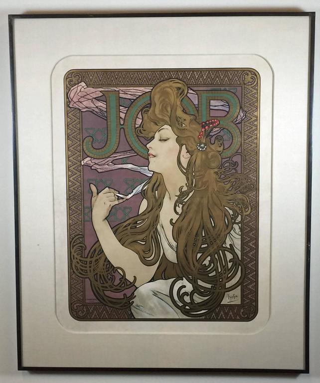 Alphonse Mucha - JOB at 1stDibs | mucha job print
