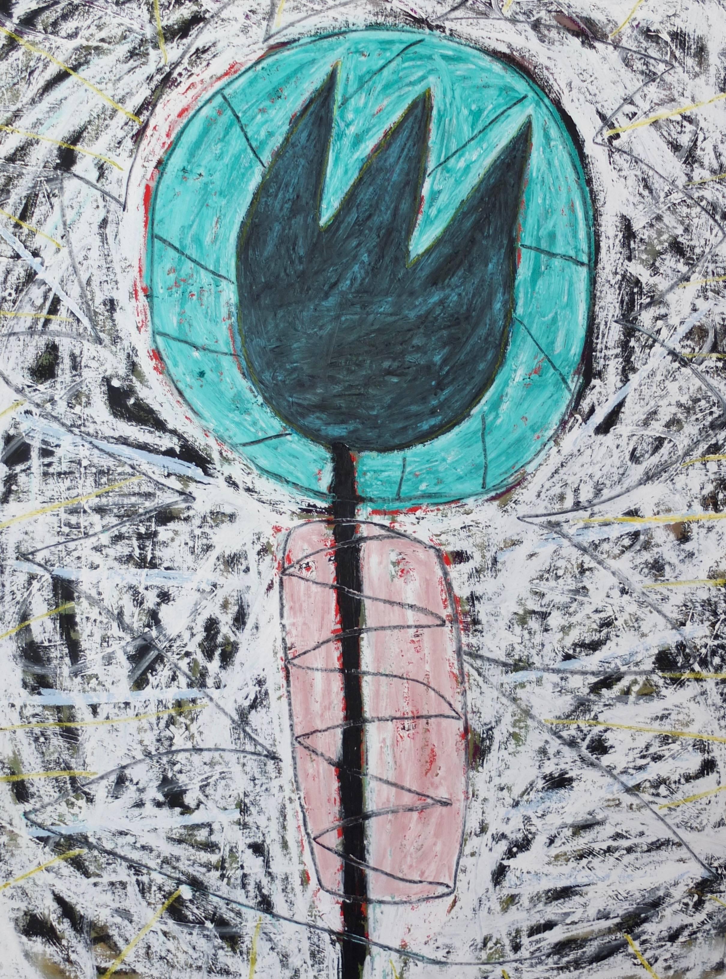 Adam Handler - Lake Worth Tulip painting by Adam Handler at 1stDibs