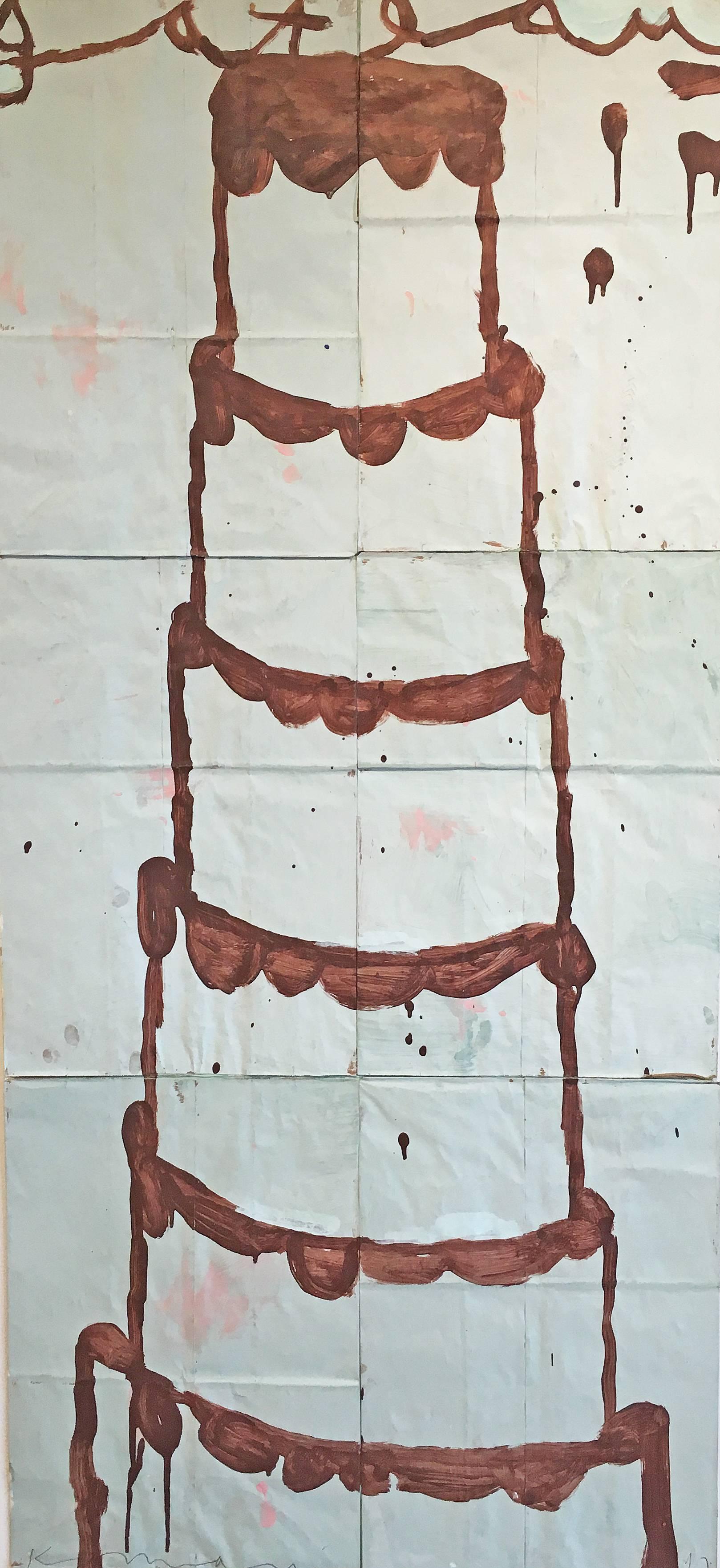 Gary Komarin - Cake (Orange and Chocolate on Creme) at 1stDibs