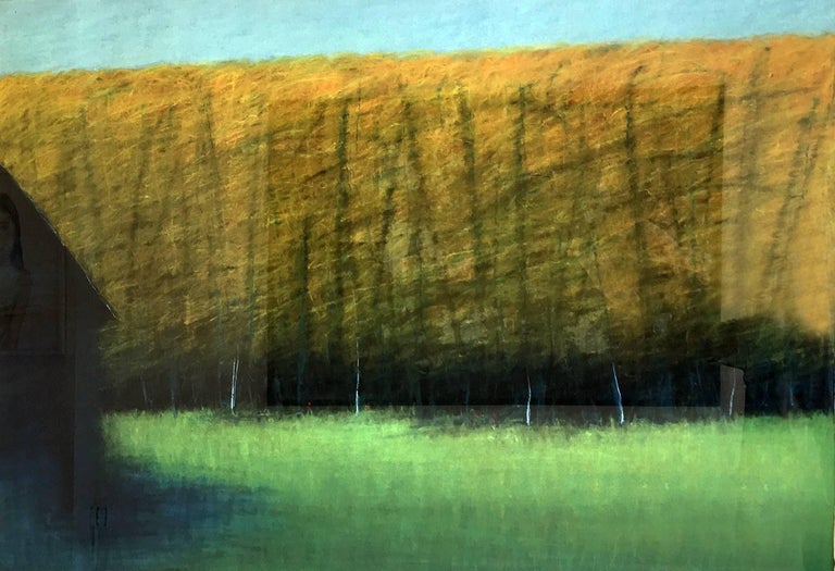 Ted Larsen - Blue Barn For Sale at 1stDibs | ted larsen artist, ted ...