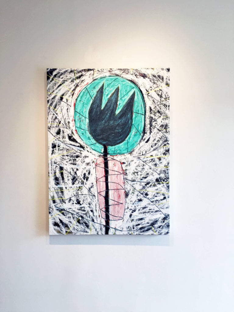 Adam Handler - Lake Worth Tulip painting by Adam Handler at 1stDibs