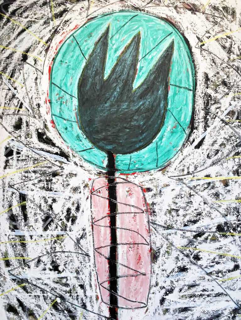 Adam Handler - Lake Worth Tulip painting by Adam Handler at 1stDibs