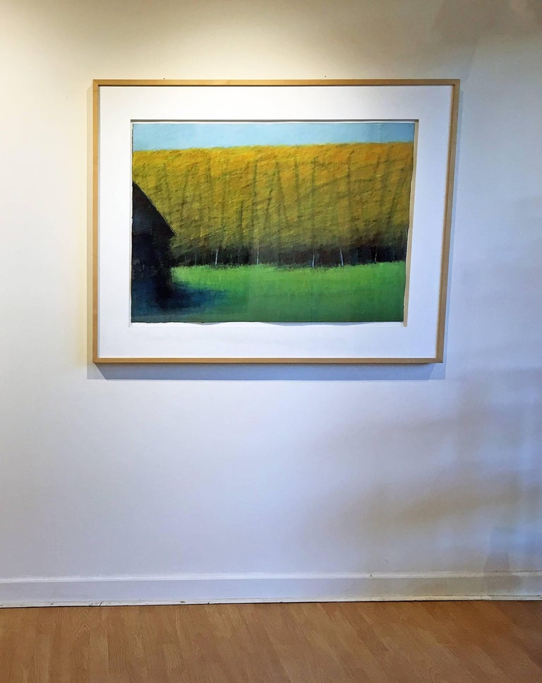 Ted Larsen - Blue Barn For Sale at 1stDibs | ted larsen artist, ted ...