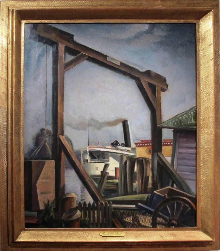 Charles Rosen - "Steamboat Landing" For Sale at 1stDibs
