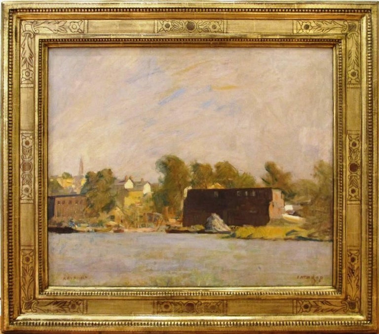 William Langson Lathrop - The Green Swale, Painting at 1stdibs