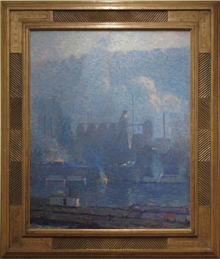 George William Sotter - "Mill at Twilight: Pittsburgh" For Sale at 1stdibs
