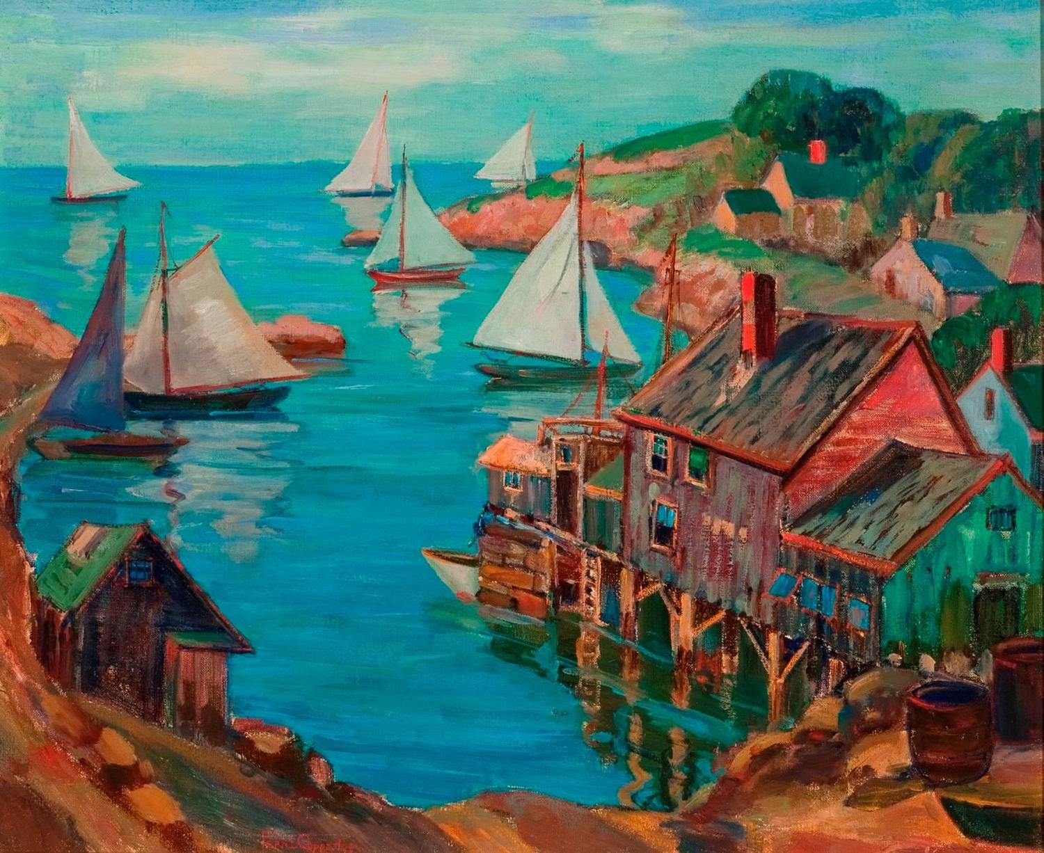 Fern Isabel Coppedge - "Pigeon Cove" For Sale at 1stdibs