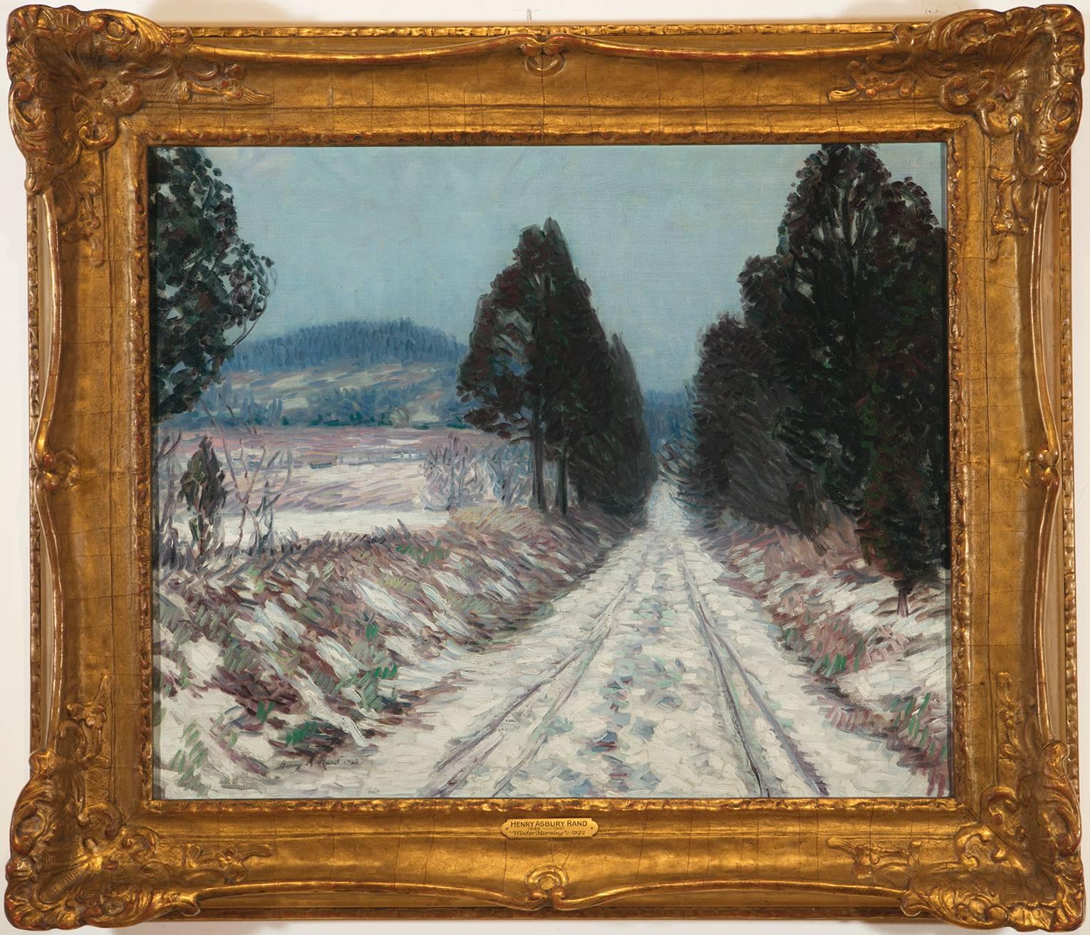 Henry A. Rand - "Winter Morning" For Sale at 1stDibs