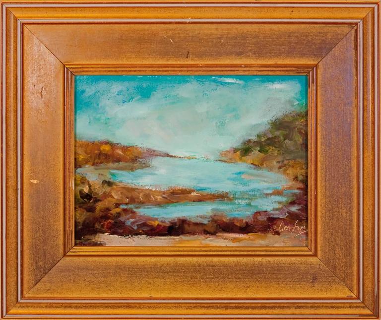 Evelyn Faherty - "Summer on the Delaware", Painting For Sale at 1stdibs