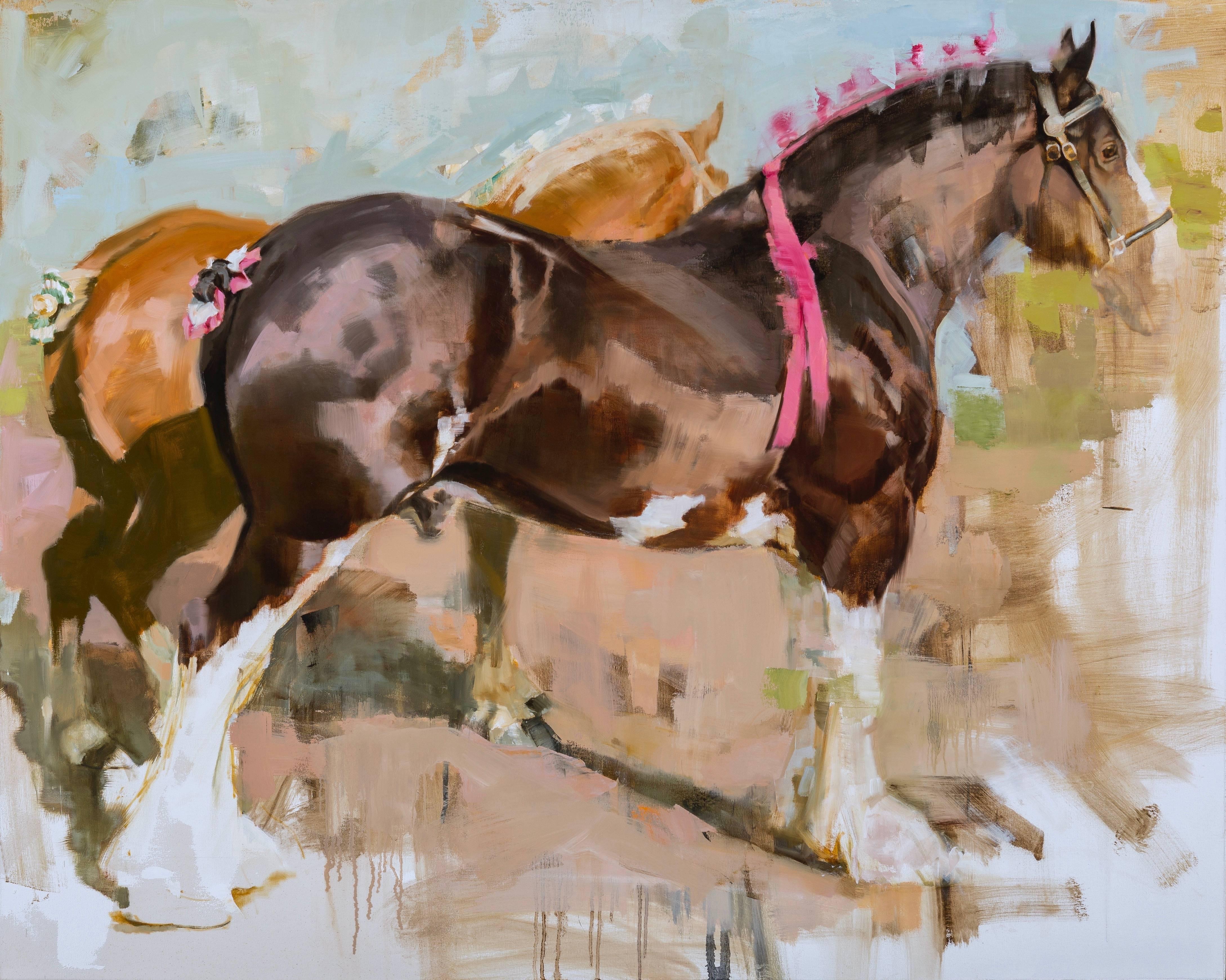 Diana Tremaine - Intrepid (triptych) - oil on canvas at 1stDibs