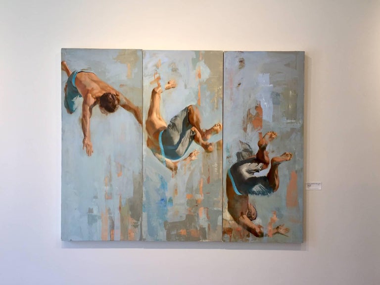 Diana Tremaine - Intrepid (triptych) - oil on canvas at 1stDibs