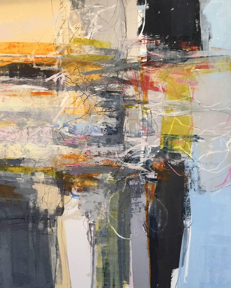 John Wood - Truths to be Learned / mixed media oil painting at 1stDibs