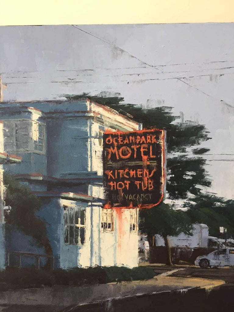 Heather Capen - Ocean Park Motel / oil on canvas For Sale at 1stDibs ...