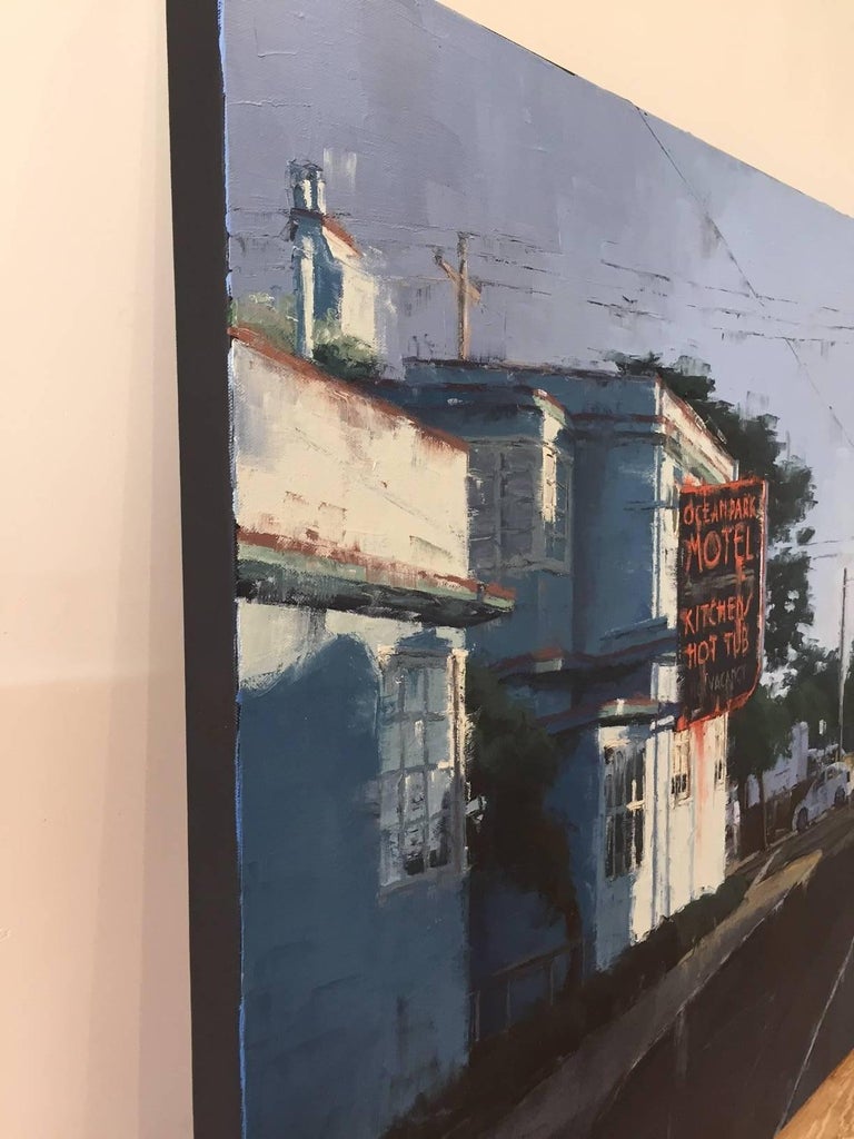 Heather Capen - Ocean Park Motel / oil on canvas For Sale at 1stDibs ...