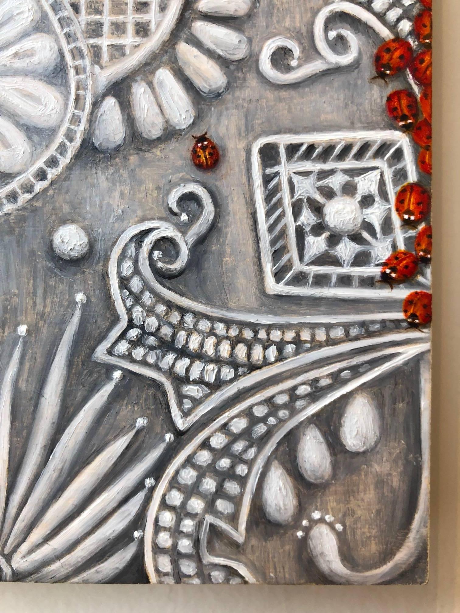 Chikako Okada - Void / oil on wood panel - contemporary magic realism ...