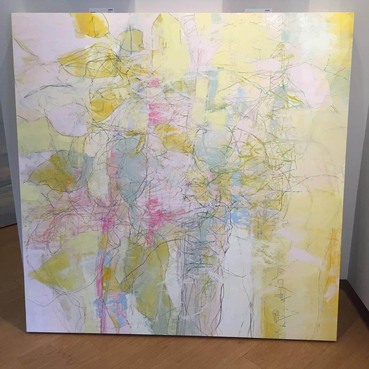 John Wood - New Season / mixed media oi painting on wood at 1stDibs ...