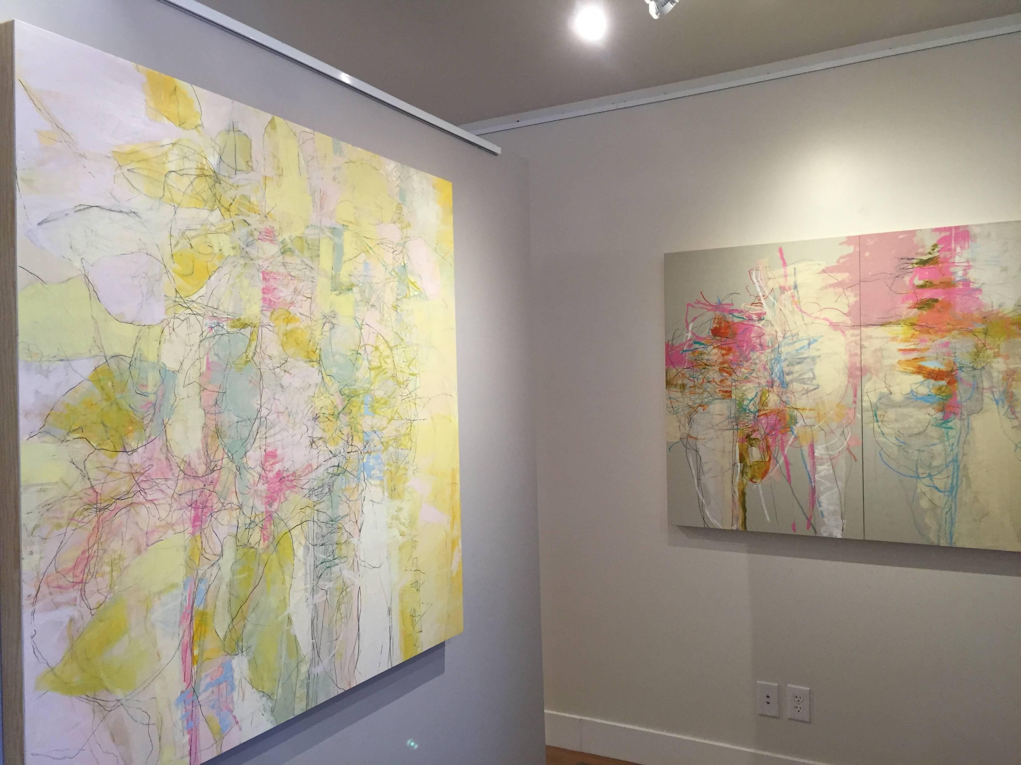 John Wood - New Season / mixed media oi painting on wood at 1stDibs ...