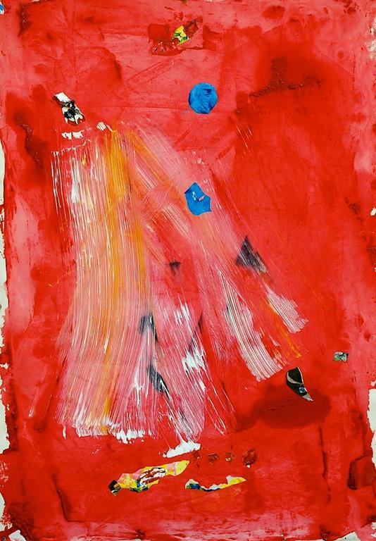 Arthur Yanoff - "Prometheus 4" - Abstract Acrylic and Collage Painting ...