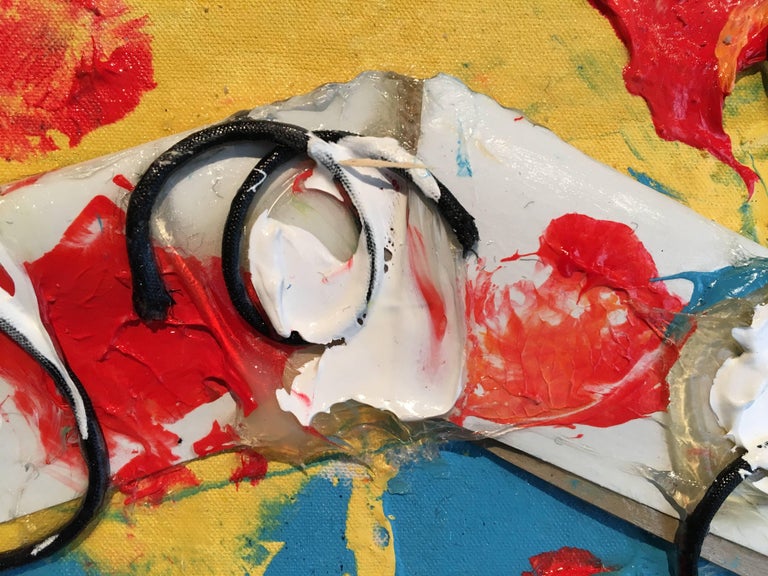 Arthur Yanoff - "Roger's Landing" - Abstract Acrylic and Collage ...