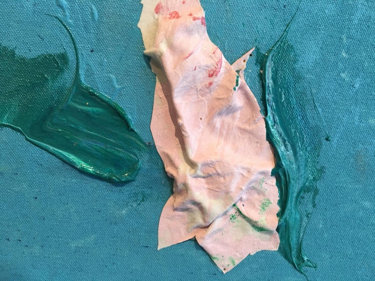 Arthur Yanoff - "Roger's Landing" - Abstract Acrylic and Collage ...