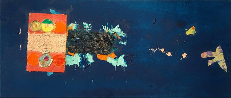 Arthur Yanoff - Wake - Peinture abstraite à l'acrylique et au collage ...